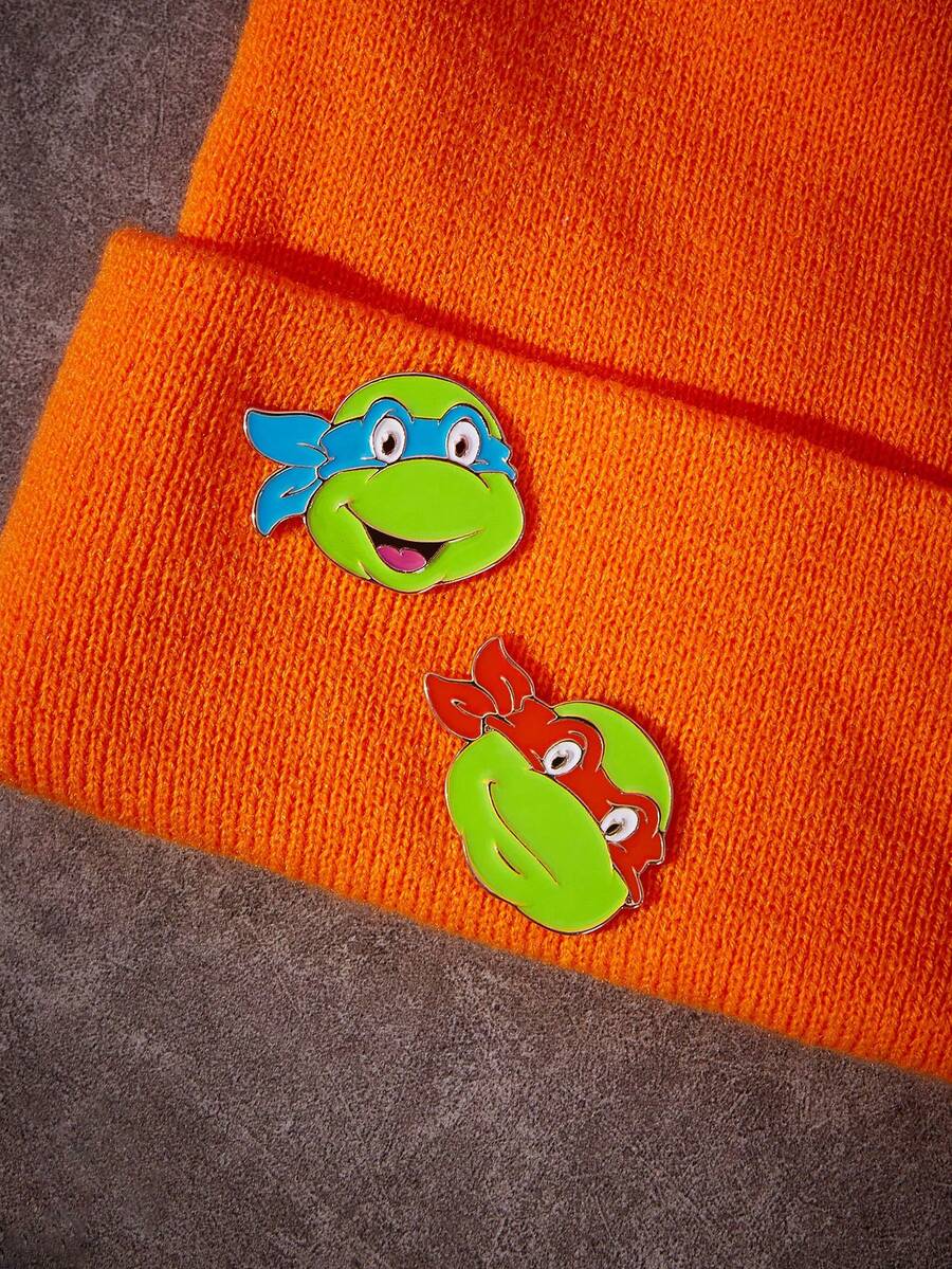 TEENAGE MUTANT NINJA TURTLES X SHEIN 4pcs Cute Cartoon Design ...