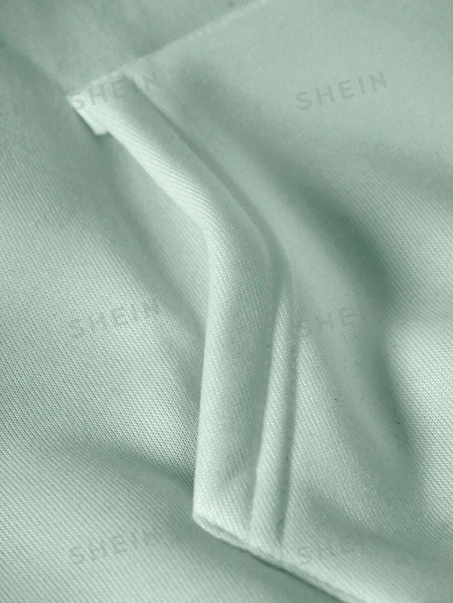 SHEIN Essnce Ladies' Hoodie With Palm Tree Print On Back | SHEIN UK