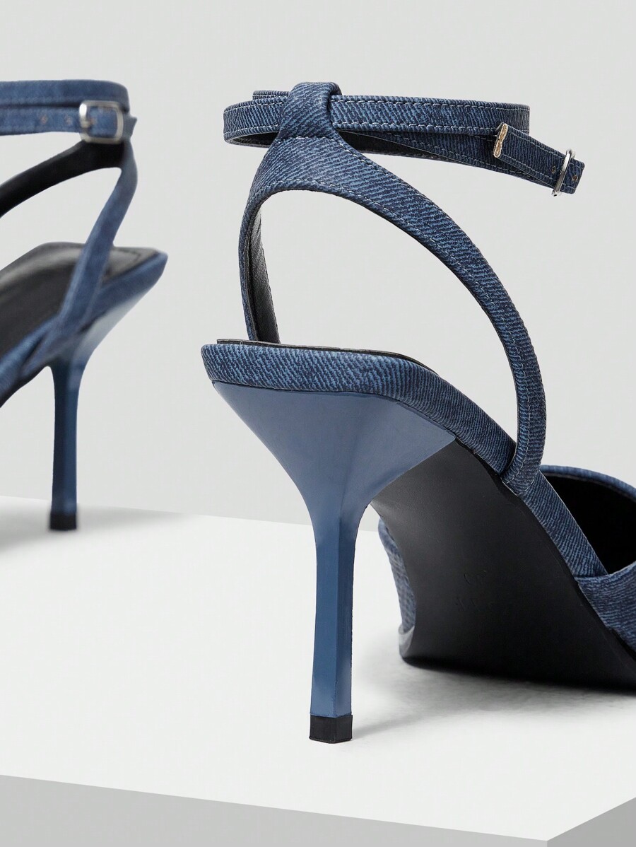 MOTF PREMIUM POINTED TOE ANKLE STRAP HIGH HEEL PUMPS VACATION SHOES ...