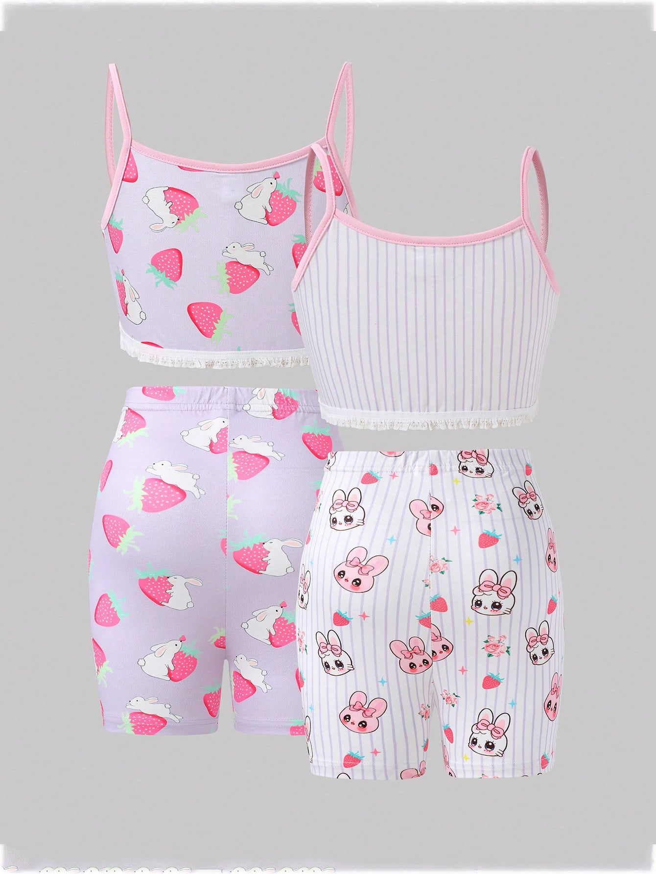 Conjunto De Ropa Interior Para Niñas Preadolescentes Con Patrón De ...