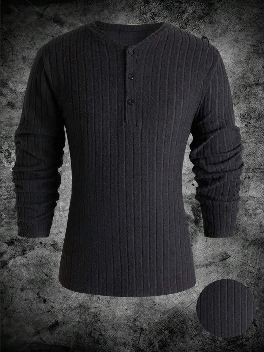 Men Half Button Tee | SHEIN USA