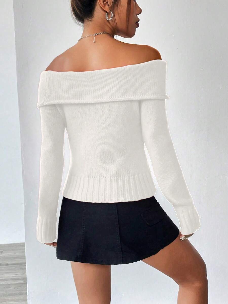 Women's Sexy Off Shoulder Sweater | SHEIN USA