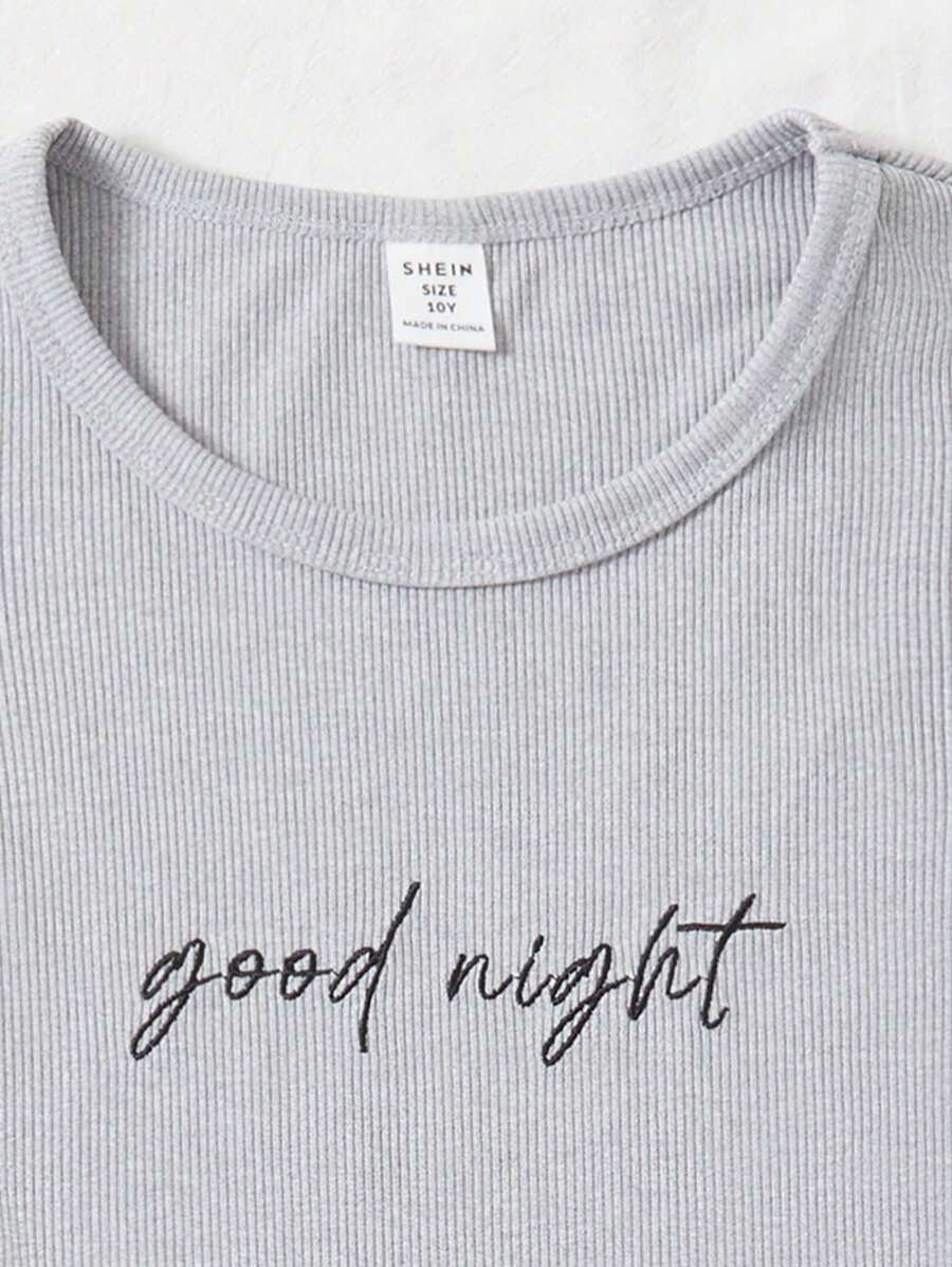 Conjunto de Roupa Íntima para Meninos Tween com Duas Peças: Camiseta ...