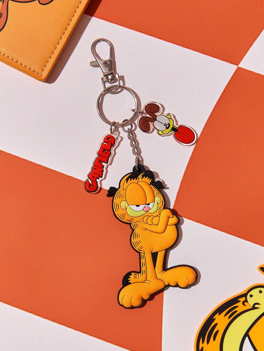 GARFIELD X SHEIN Classic Cute Cat Keychain Bag Charm | SHEIN ASIA