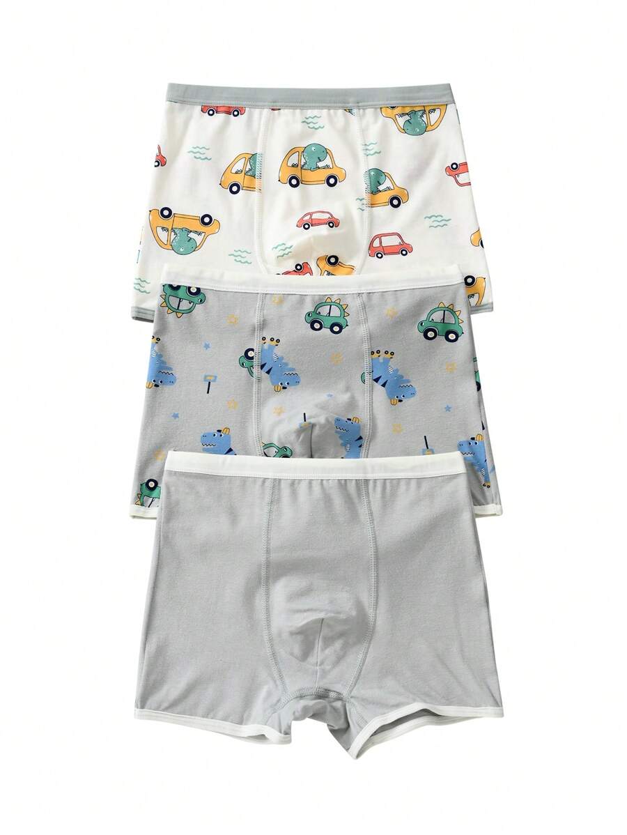 Ropa Interior Cómoda Elástica Para Niños Preadolescentes Con Patrón ...