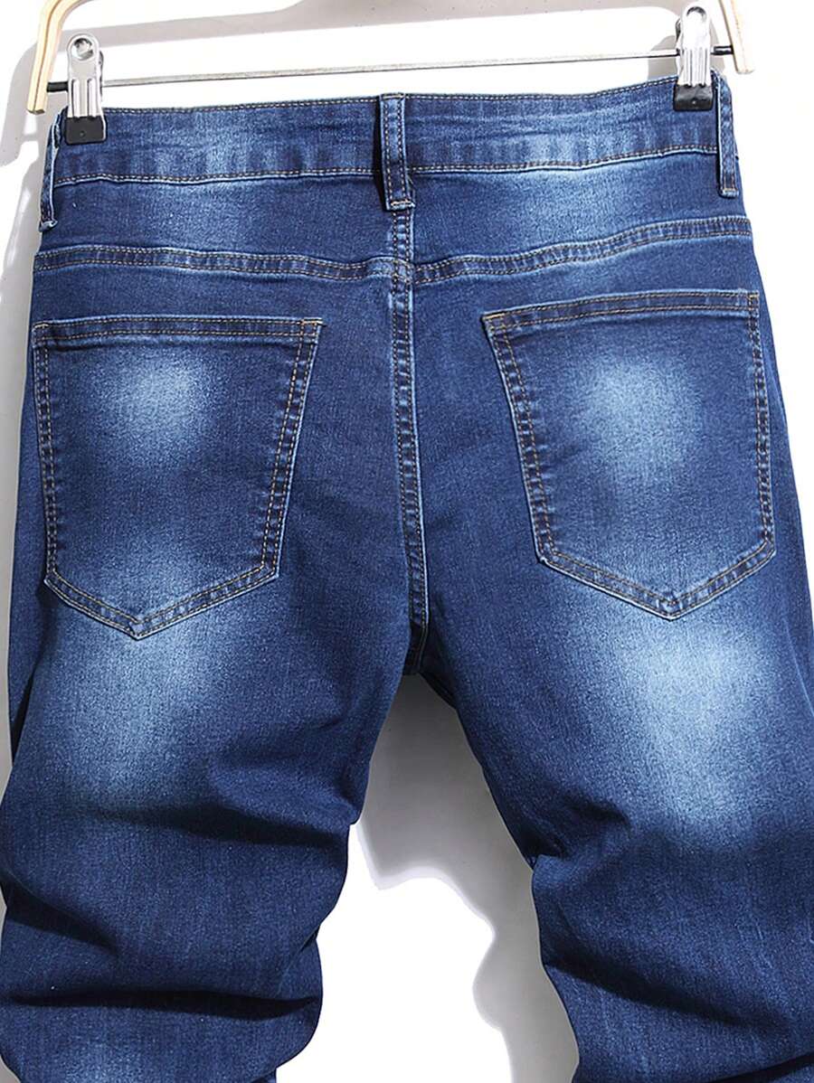 Manfinity LEGND Men's Distressed Jeans | SHEIN USA