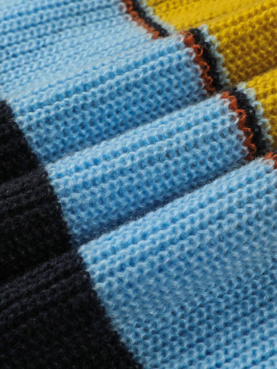 Men's Color Block Button Down Cardigan | SHEIN USA