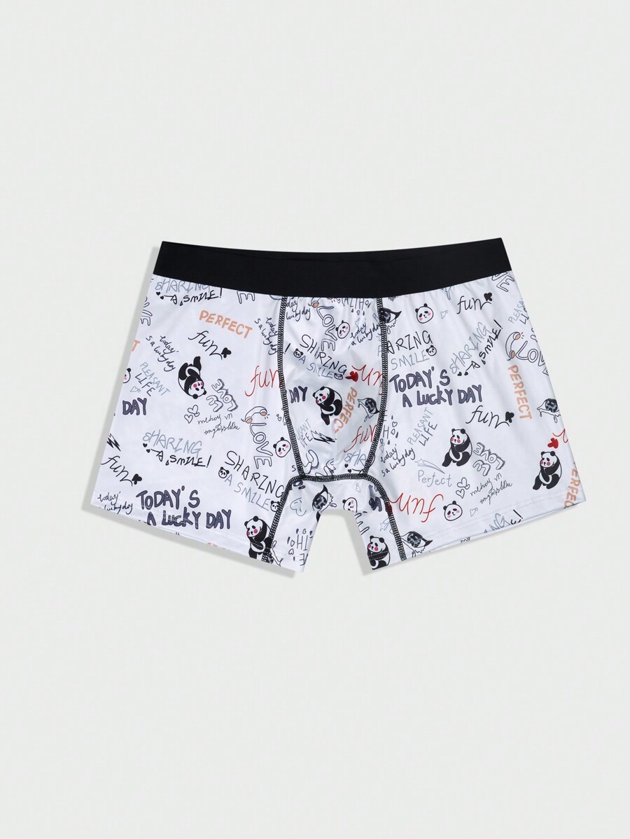 Men's Letter & Teddy Boxer Shorts | SHEIN Singapore