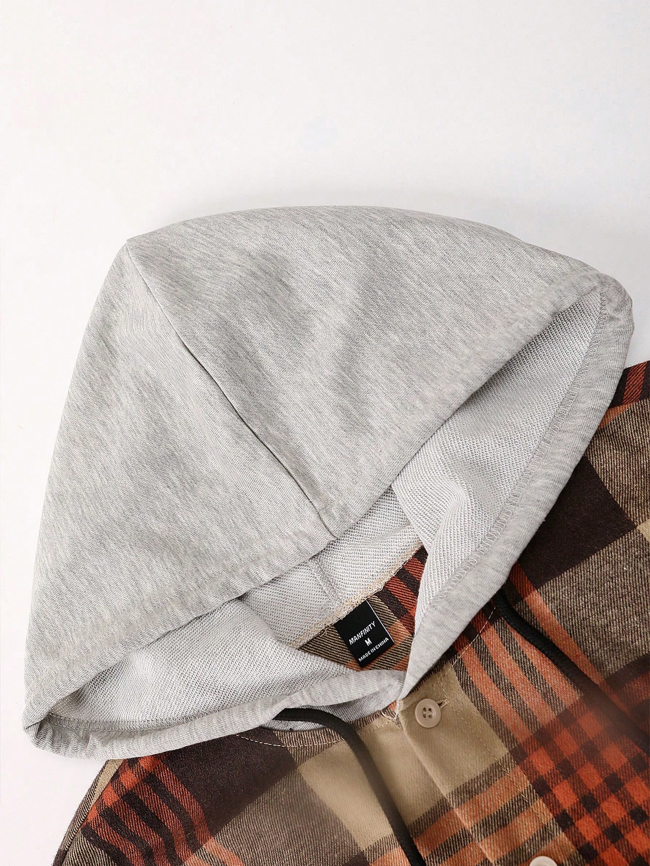 Manfinity Hypemode Loose Fit Men's Plaid Hooded Long Sleeve Shirt | SHEIN UK