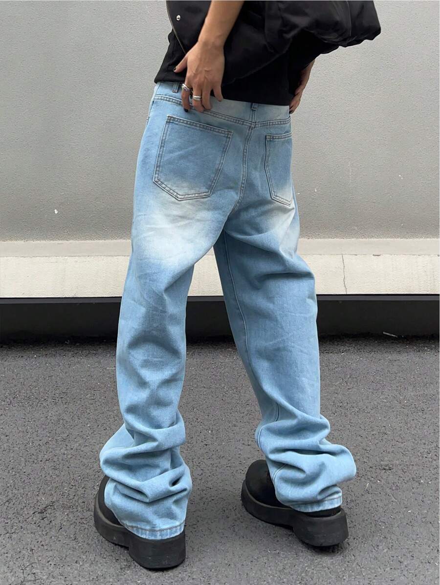 Manfinity EMRG Men's Straight Leg Jeans Baggy Jeans | SHEIN EUR