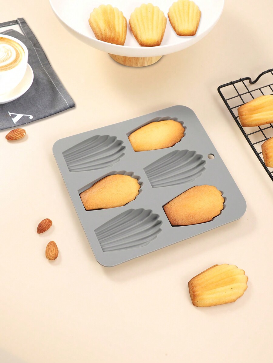 SHEIN Basic living 6 Cavities Nonstick Silicone Durable Cookie Mold ...