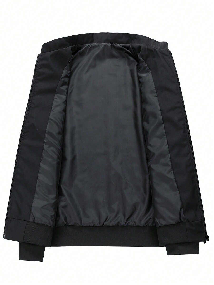 Manfinity LEGND Men's Plus Size Racing Jacket Coat | SHEIN USA