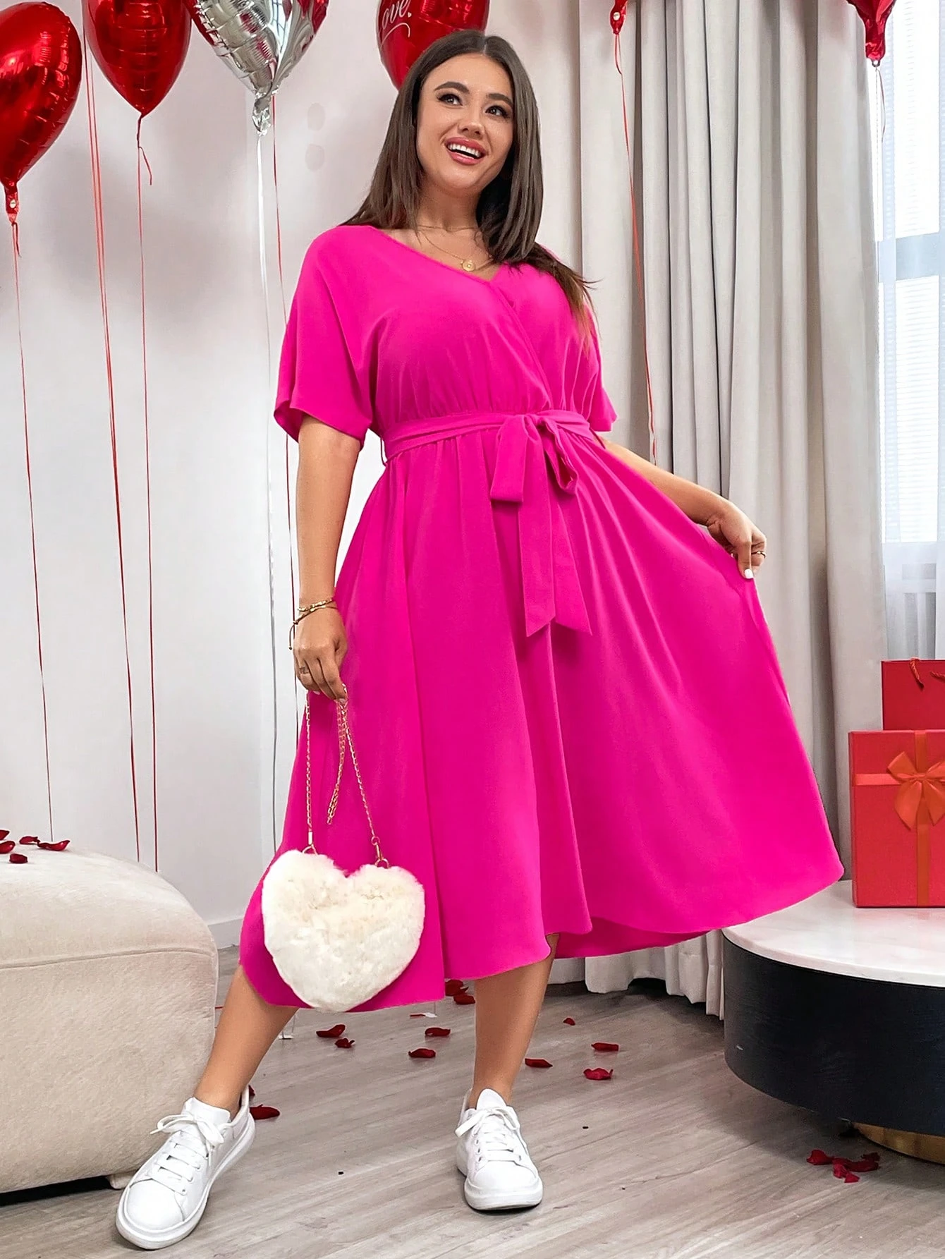 SHEIN Essnce Plus Size Women's Spring And Summer Fashion Casual New ...