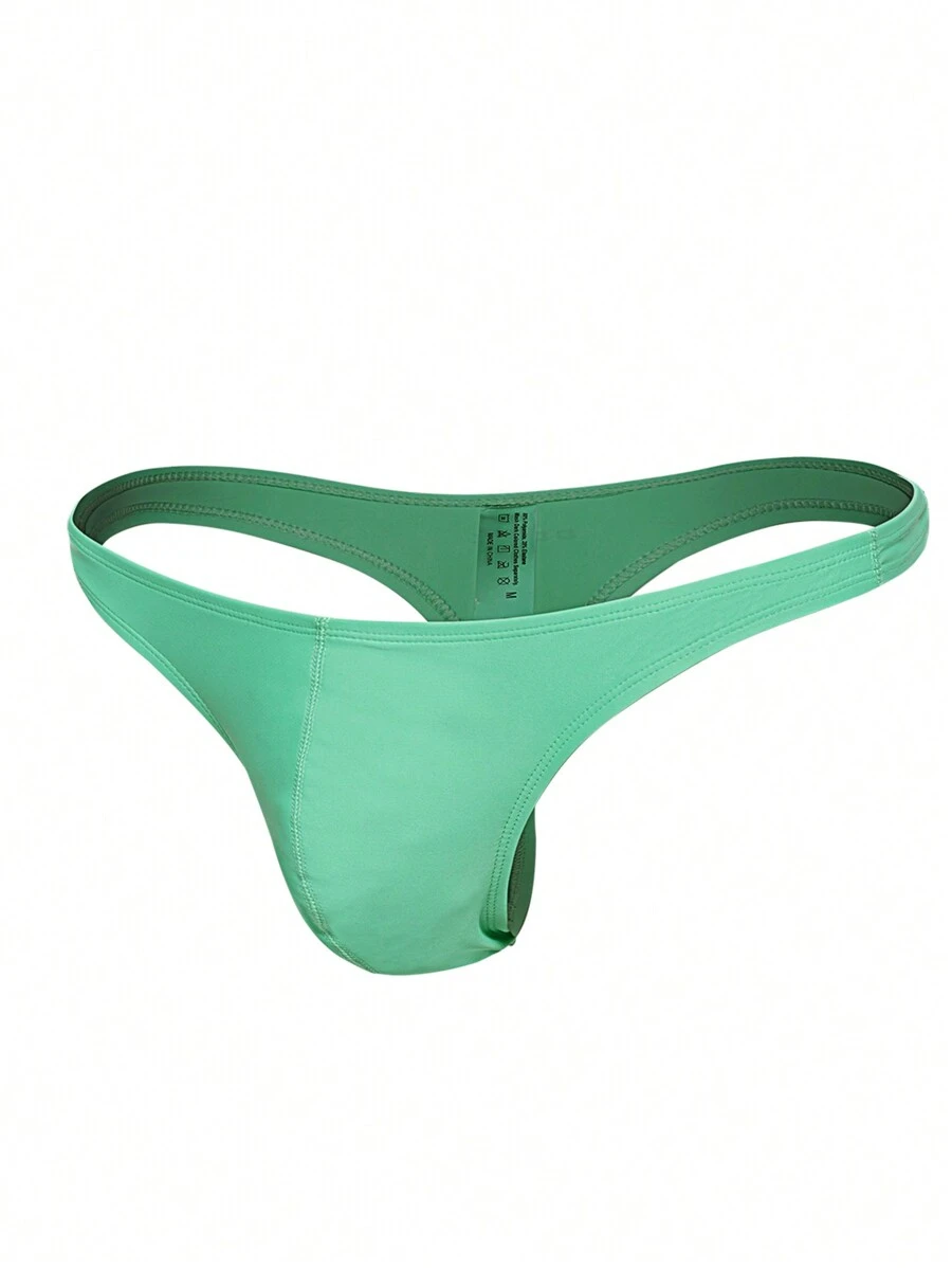 Manfinity Men'S Plain Triangle Shaped Swim Trunks | SHEIN USA