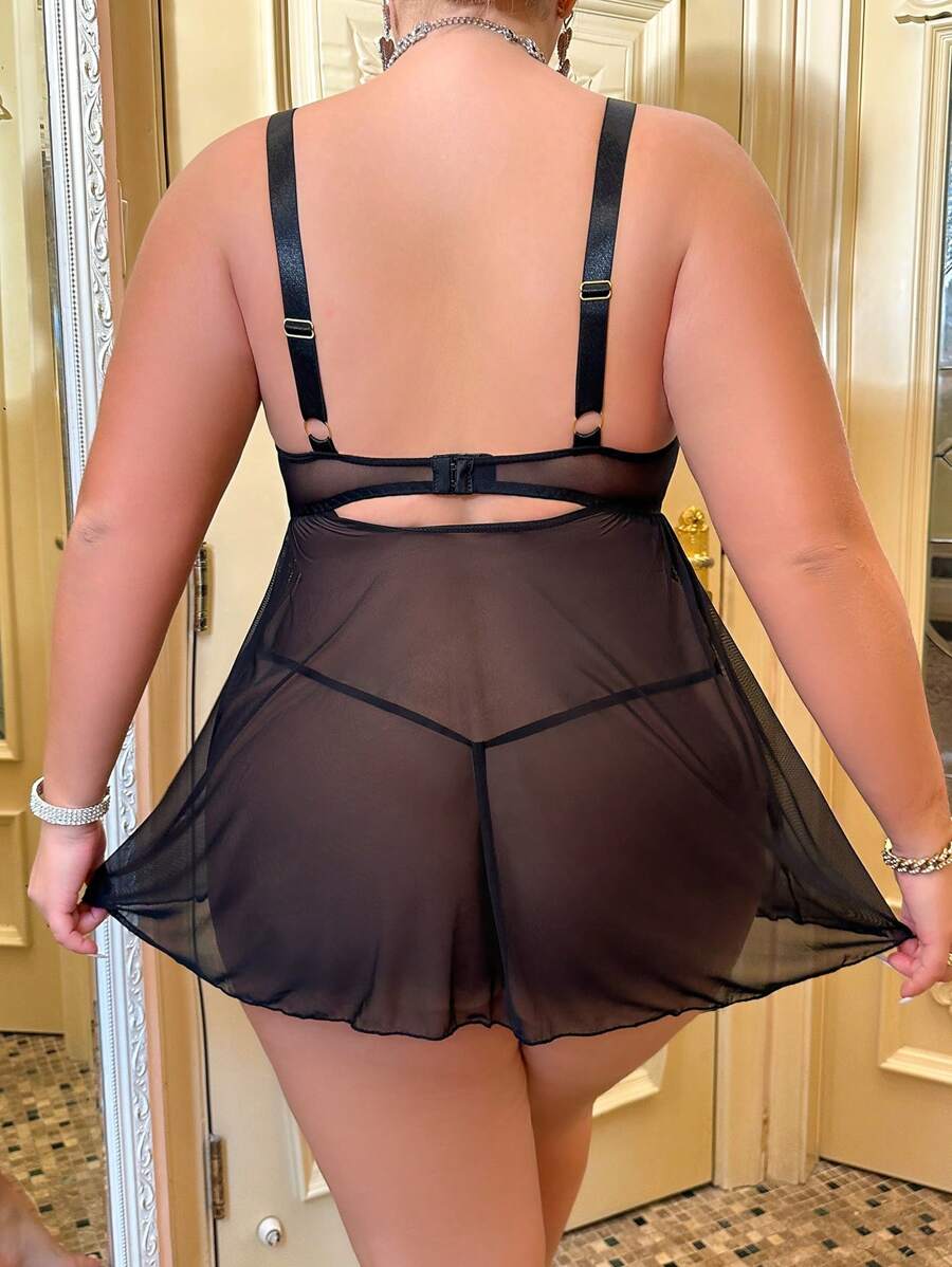 Classic Sexy Plus Size Sexy Lingerie Valentines Day Themed Shein Usa