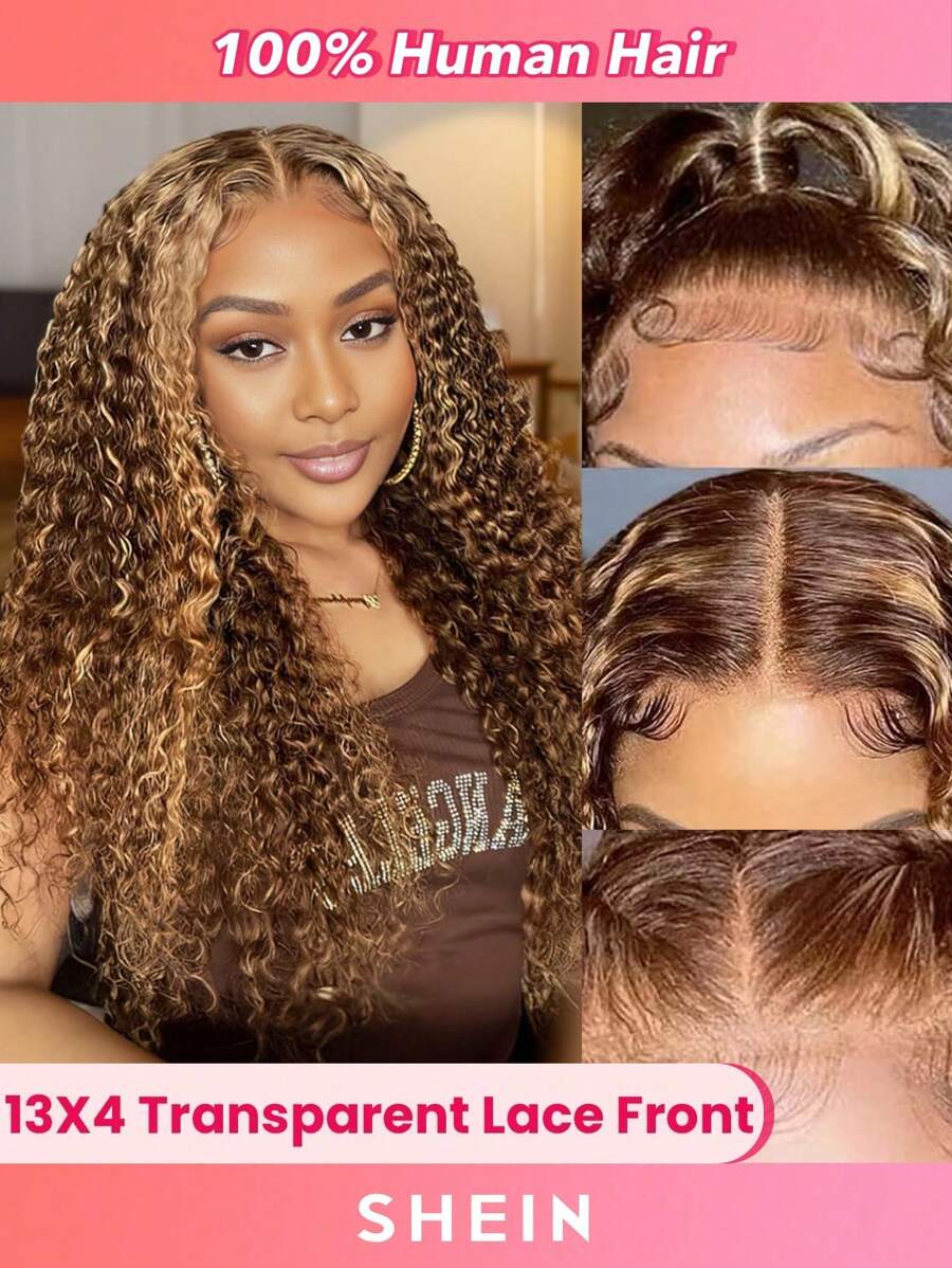 Perruque dentelle transparente droit 13 X 4 Perruque avec dentelle 150%-180% densité humain ...