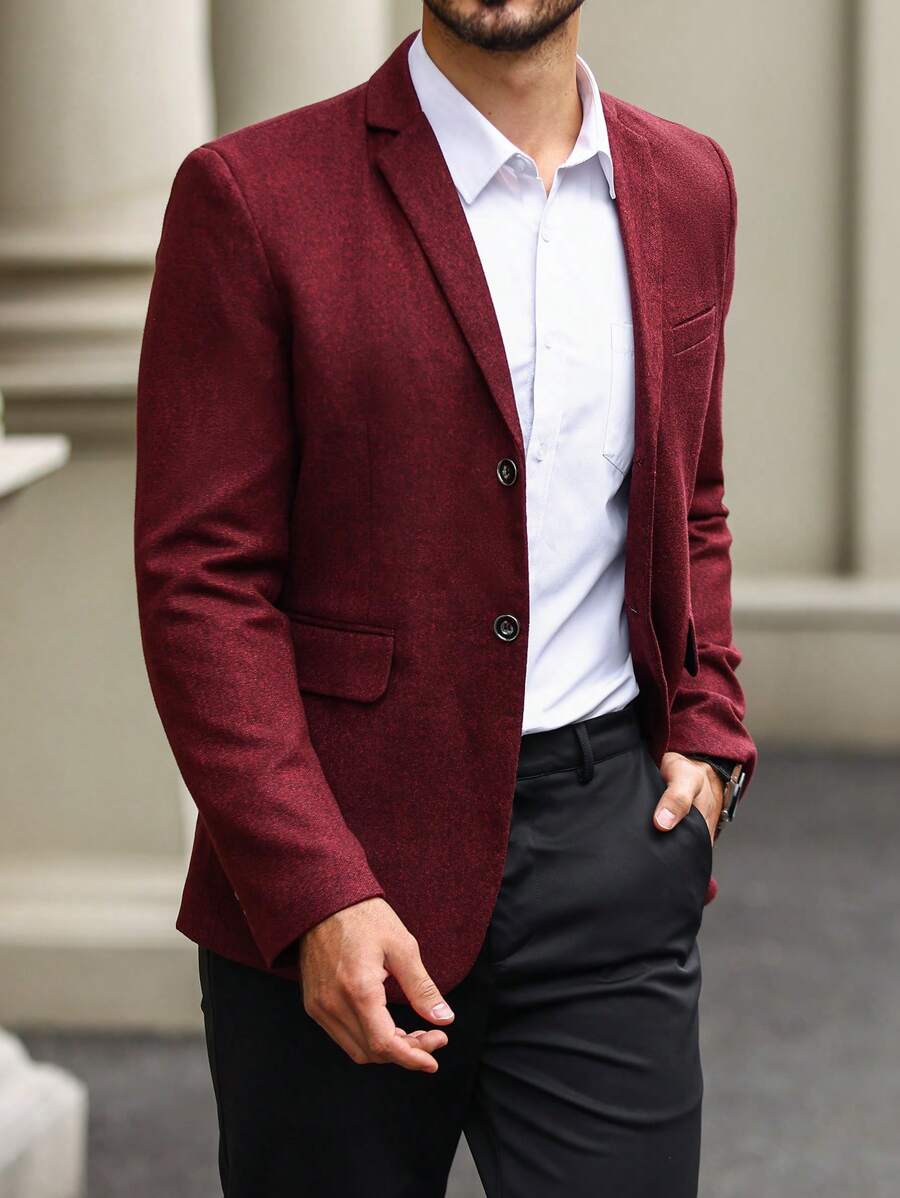 Manfinity Mode Men's Suit Jacket With Lapel | SHEIN USA