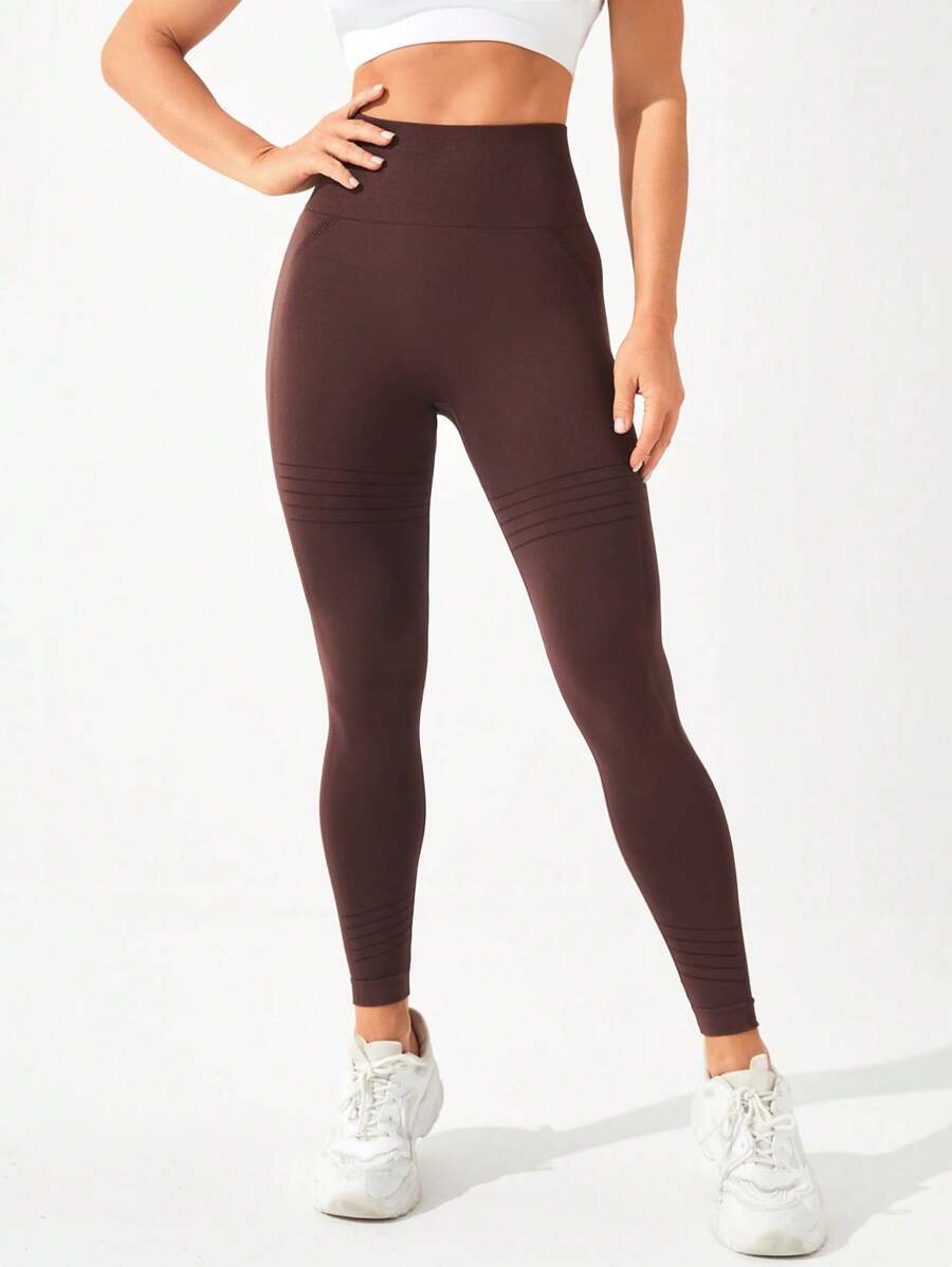 Seamless High Elasticity Sport Leggings Shein Uk