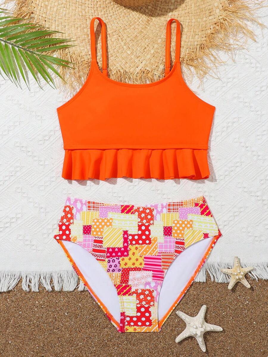 Teen Girls' Two-Piece Swimsuit Set | SHEIN UK