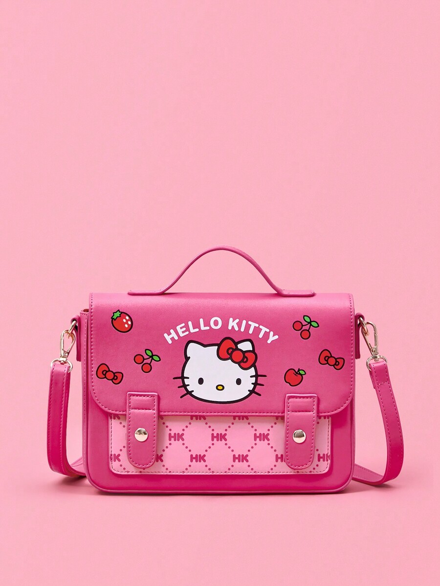 HELLO KITTY AND FRIENDS | SHEIN Pink Cartoon Graphic Handbag for Sale ...