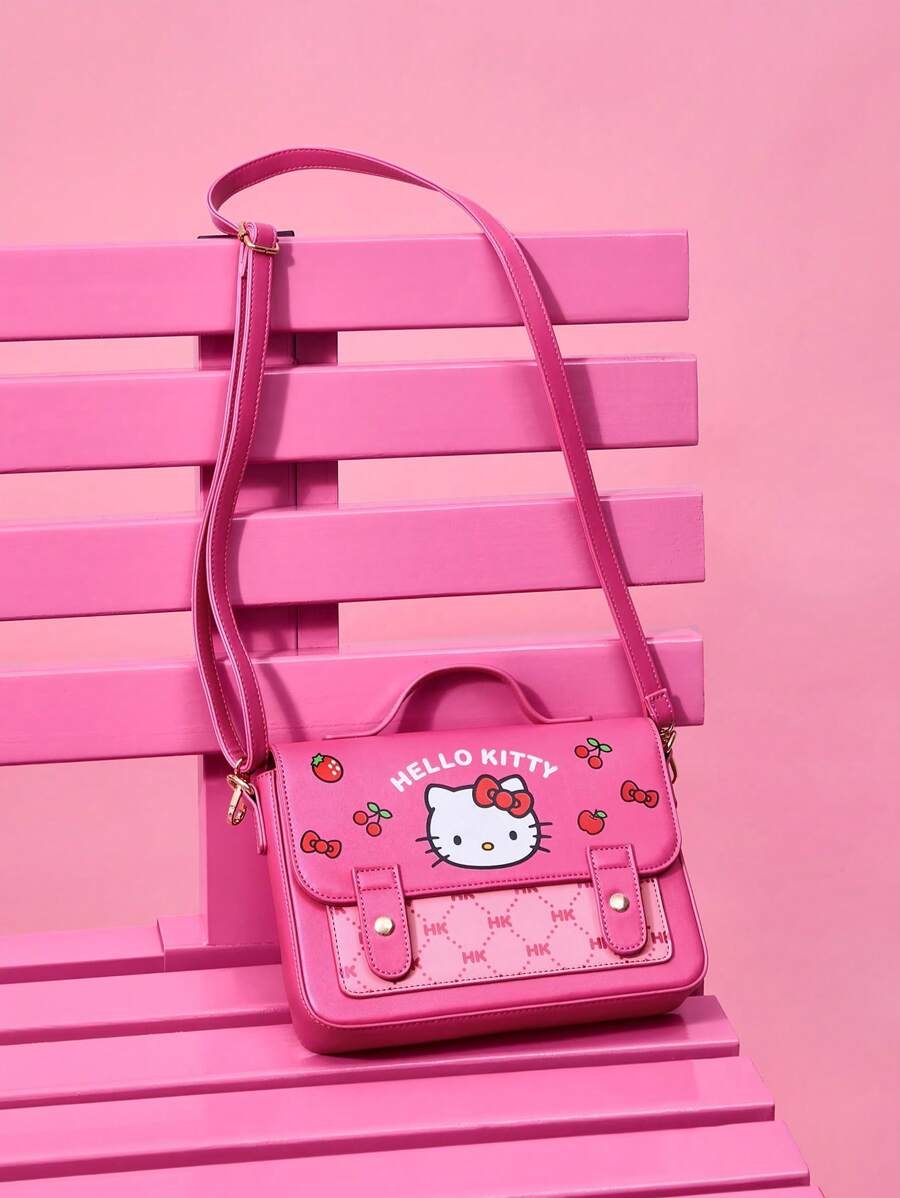 HELLO KITTY AND FRIENDS | SHEIN Pink Cartoon Graphic Handbag for Sale ...