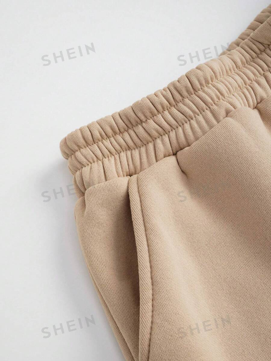 SHEIN EZwear Women's Solid Color Casual 2-Piece Set | SHEIN UK