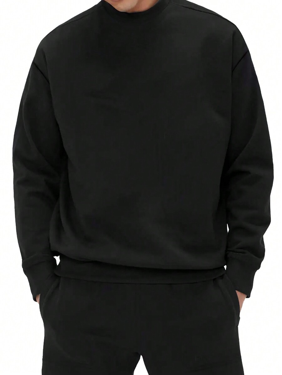Mens Chinese Dragon Print Drop Shoulder Long Sleeve Sweatshirt Shein Usa