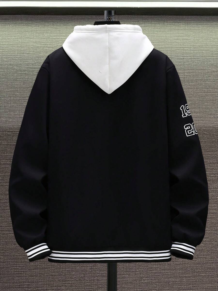 Manfinity Hypemode Men'S Embroidered Detailing Single Breasted Baseball ...