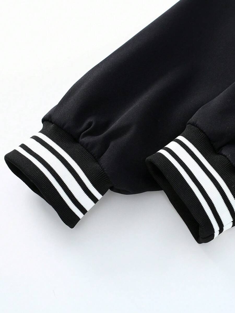 Manfinity Hypemode Men'S Embroidered Detailing Single Breasted Baseball ...