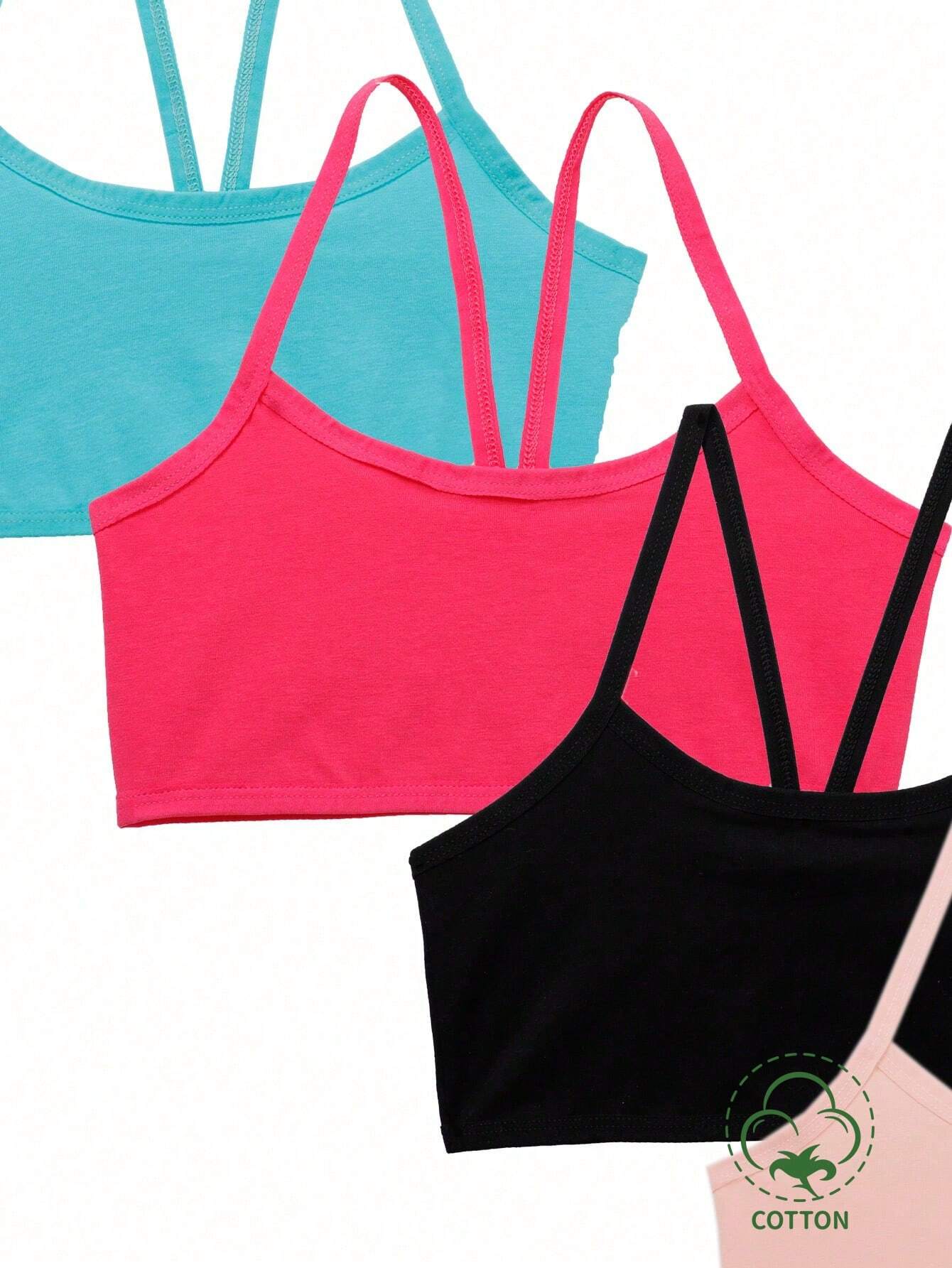 7pcs/Set Solid Color Underwear Set For Tween Girls | SHEIN USA