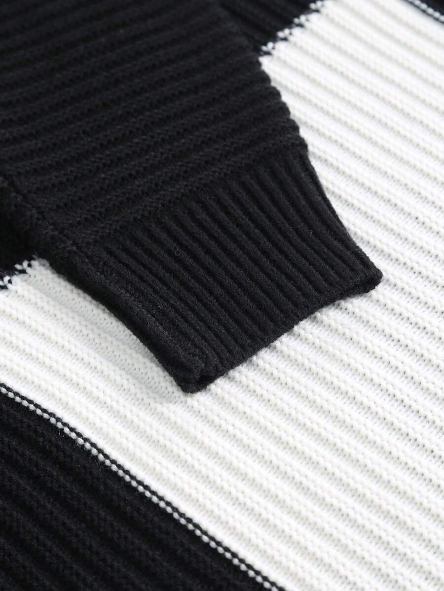 Manfinity Hypemode Men's Color Block Sweater | SHEIN USA