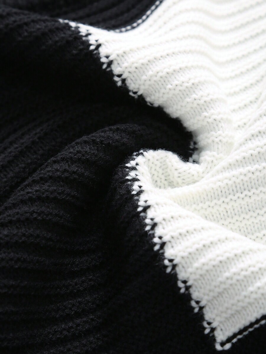 Manfinity Hypemode Men's Color Block Sweater | SHEIN USA