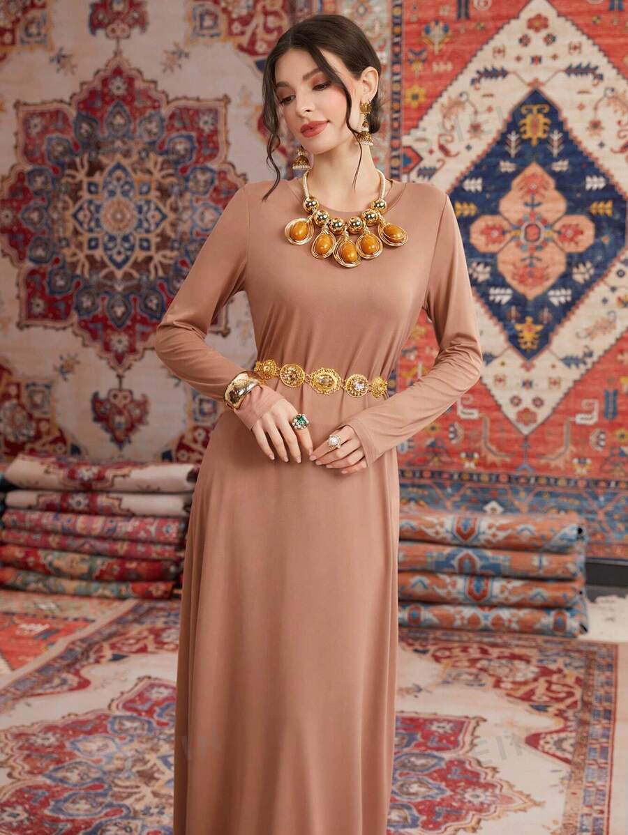 SHEIN Najma Vestido casual liso para damas | Mode de Mujer | SHEIN España