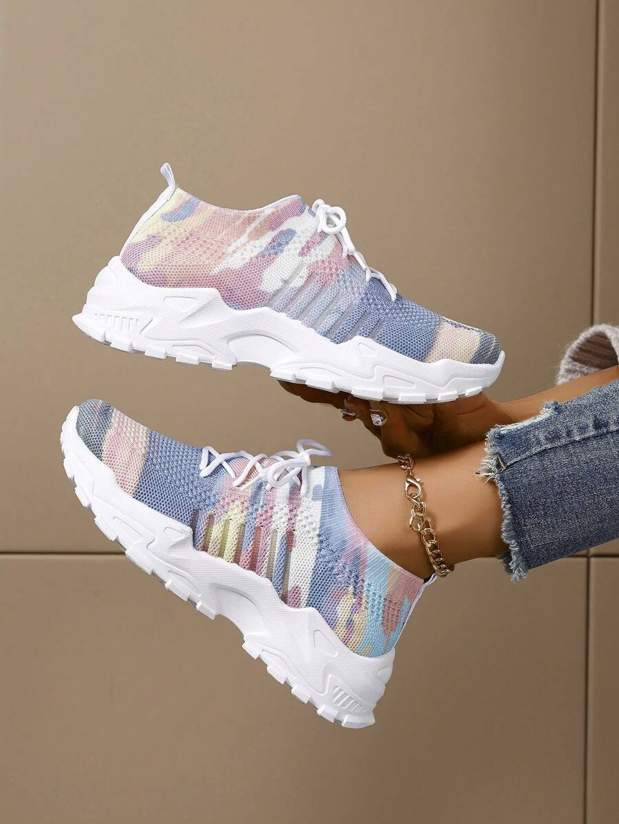 Women'S Fashion Printed Casual Sports Shoes, Running Shoes, Student ...