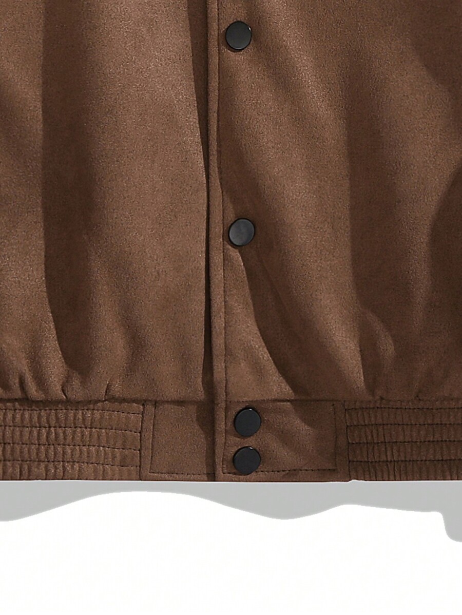 Men Slant Pocket Button Up Jacket | SHEIN USA