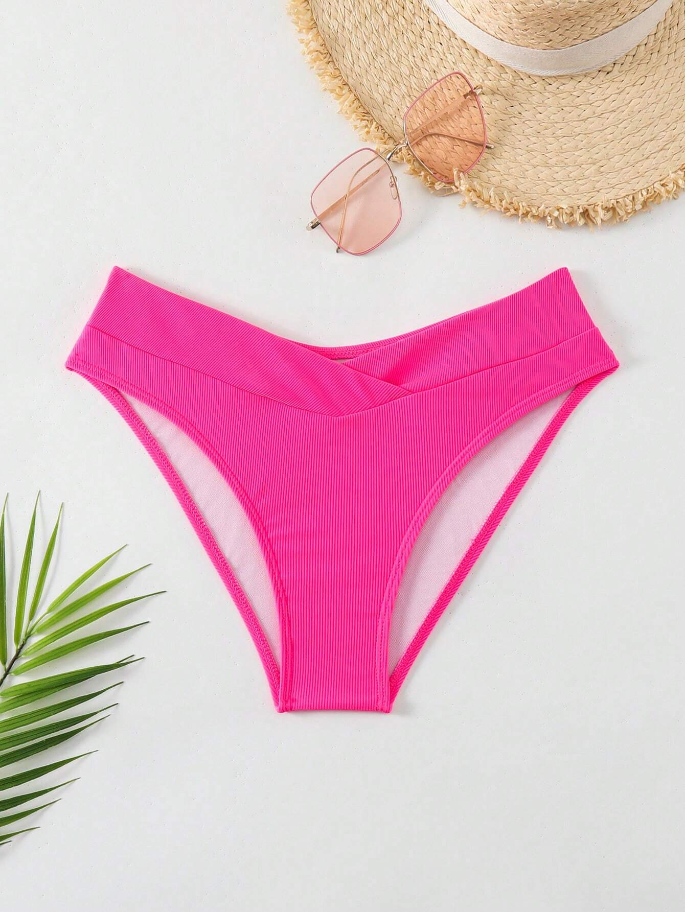 Solid Color Bikini Wrap Around Waist And Triangle Bottom Carnival ...