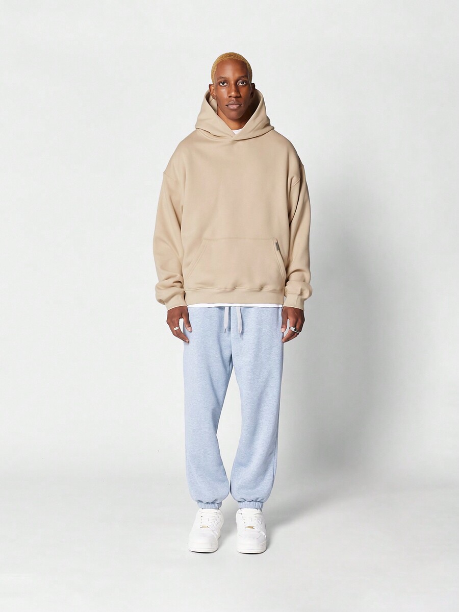 SUMWON Regular Fit Essential Premium Heavyweight Overhead Hoodie In 340 ...