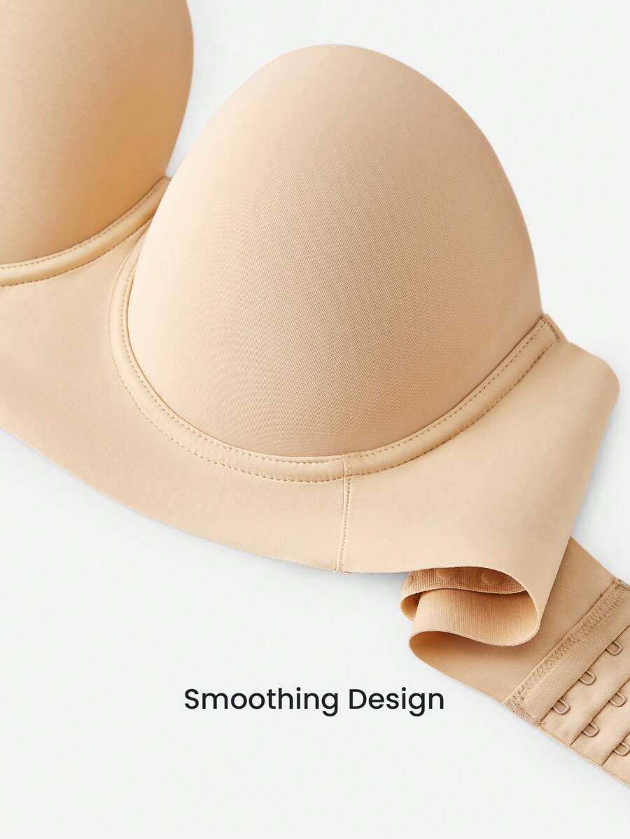LUVLETTE Dream Curve Support+ Seamless Push-Up Longline Strapless Bra | SHEIN USA
