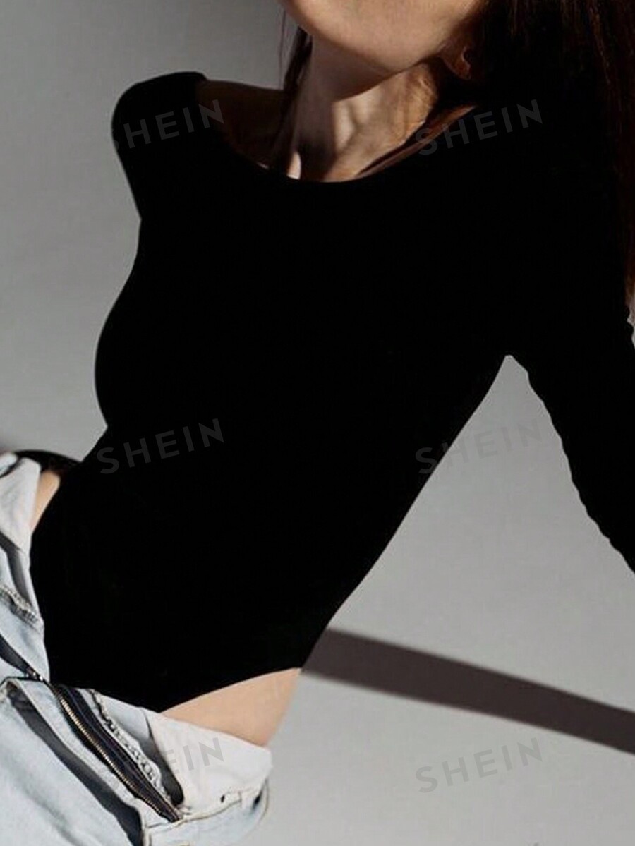 SHEIN SXY Body De Mujer De Color Sólido Sin Espalda | Moda de Mujer ...