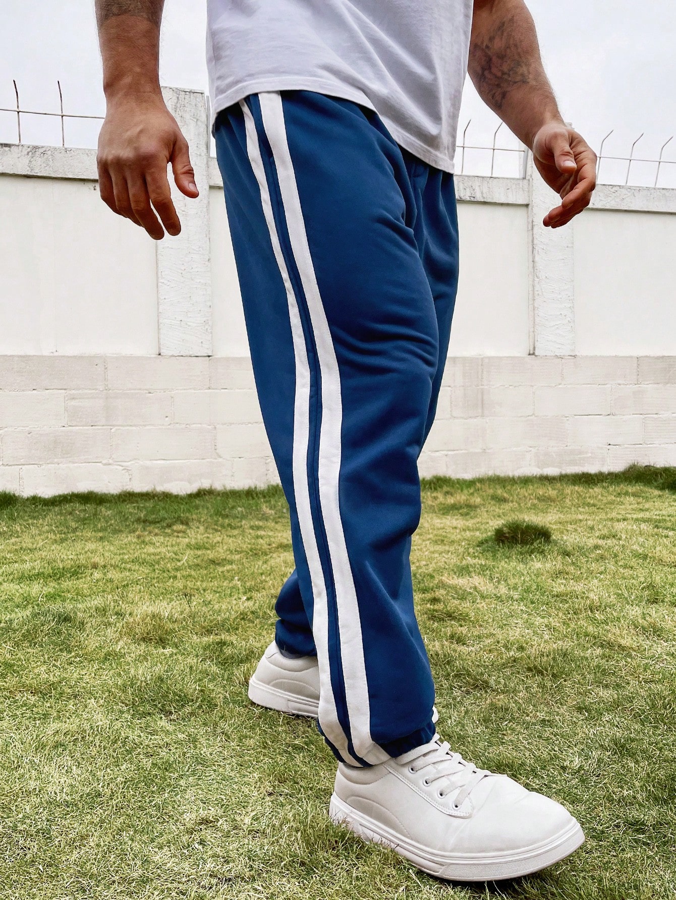 Manfinity Homme Pantalon De Survêtement Grande Taille Ample Pour Homme ...