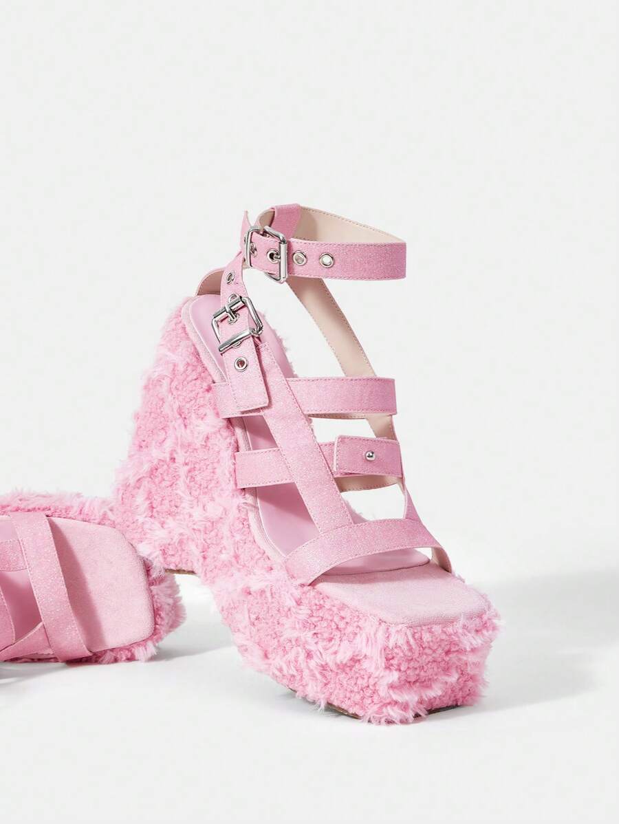 SHEIN ICON Women'S Platform Wedge Heel Sandals | SHEIN USA