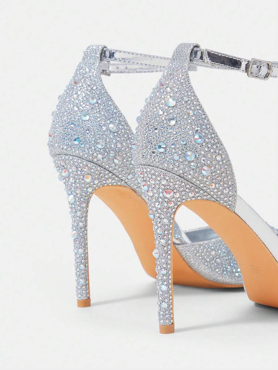 SheIn BAE Ladies' Shiny High-Heeled Pumps Vacation Shoes Summer Spring ...