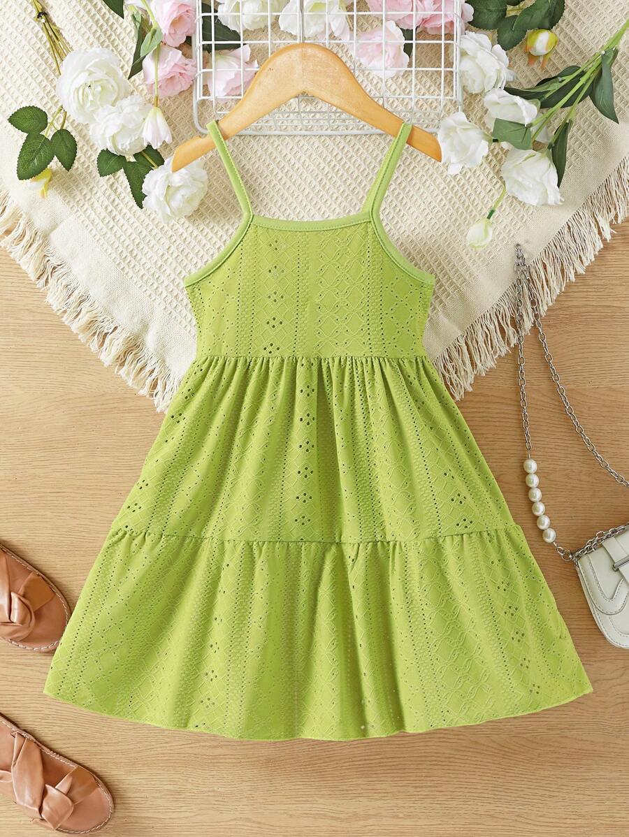 SHEIN Young Girl Casual Cami Dress, Versatile And Comfortable For Spring/Summer/Autumn, Suitable ...
