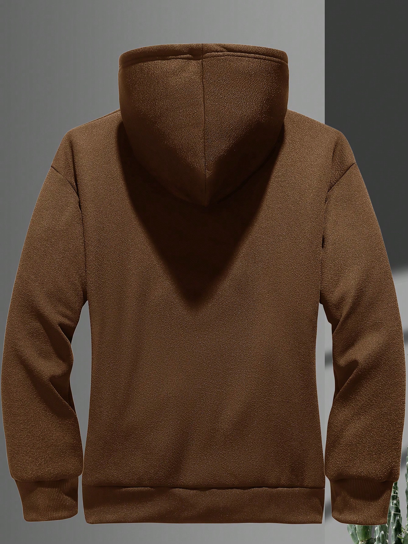 Manfinity Basics Heren Voorrits Met kap Fleece Sweatshirts | SHEIN ...