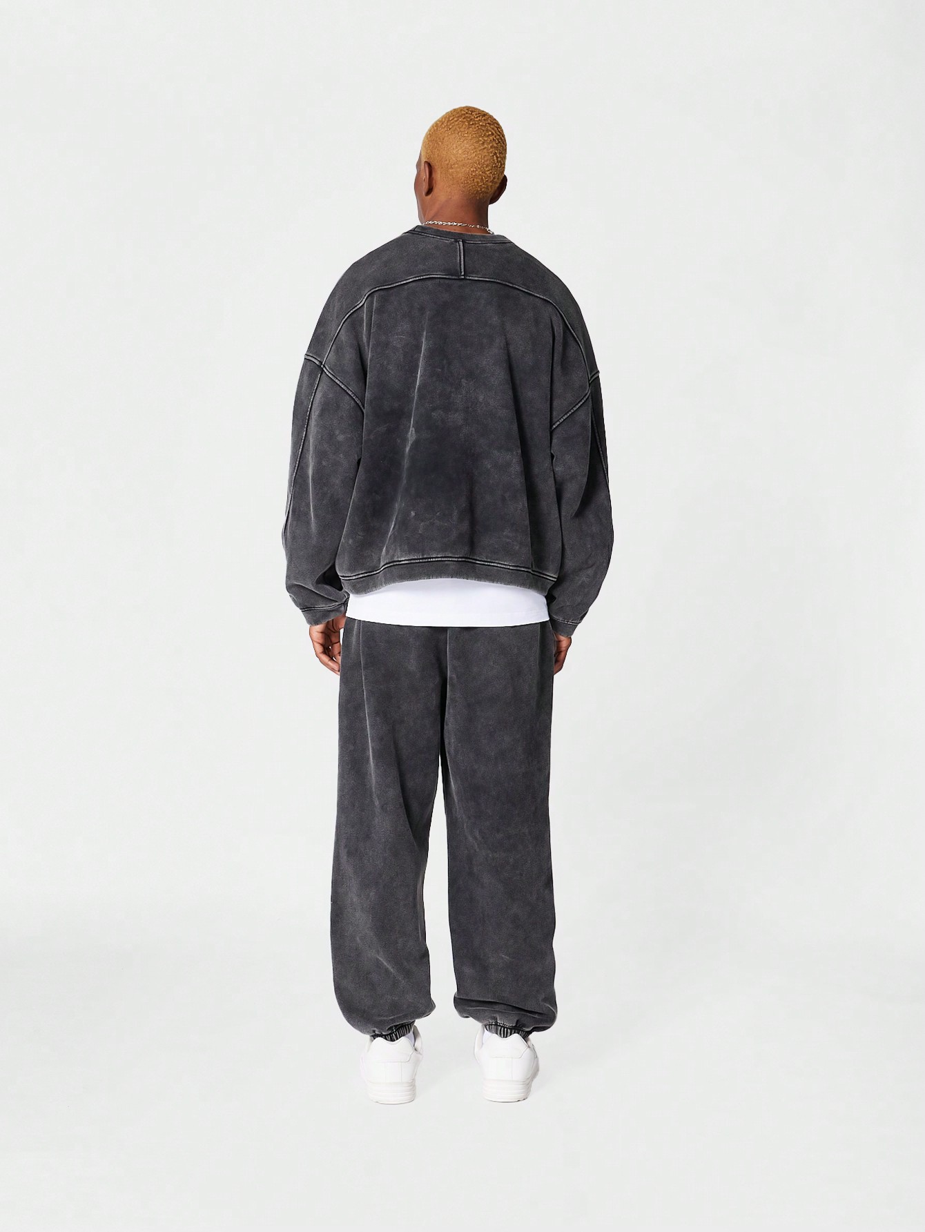 SUMWON Oversized Fit Essential Premium Washed Sweatshirt | SHEIN USA