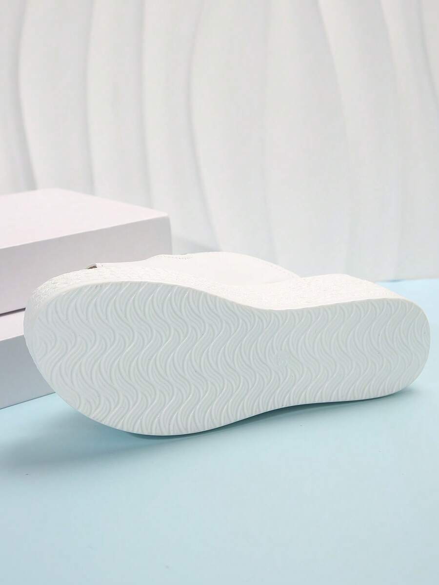 Summer White Platform Wedge Sandals With Thick Bottom For Women | SHEIN USA