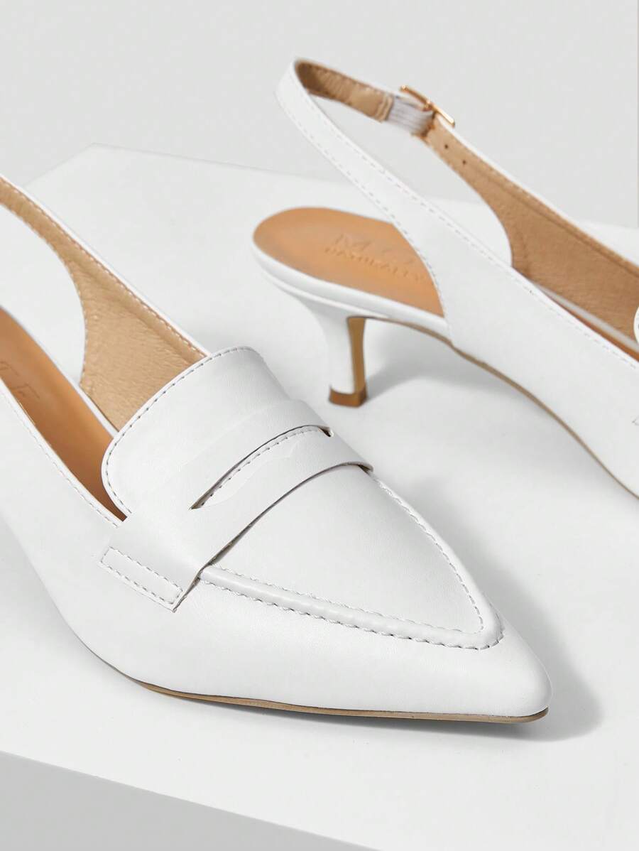 MOTF PREMIUM POINTED TOE FASHIONABLE LOW HEEL WOMEN'S HIGH HEELS FOR ...