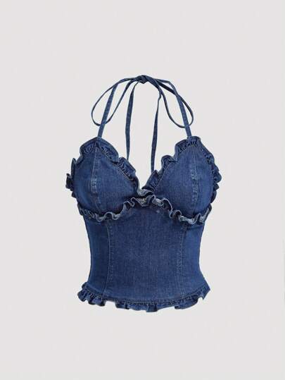 Women Denim Tops | Fashion Women Denim Tops | SHEIN USA