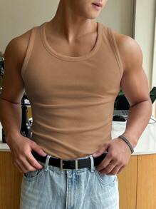 DAZY Men's Basic Ribbed Tank Top | SHEIN USA