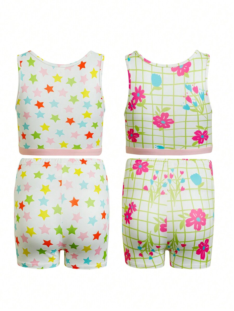 Conjunto De Ropa Interior Para Niñas Preadolescentes Con Patrón De ...